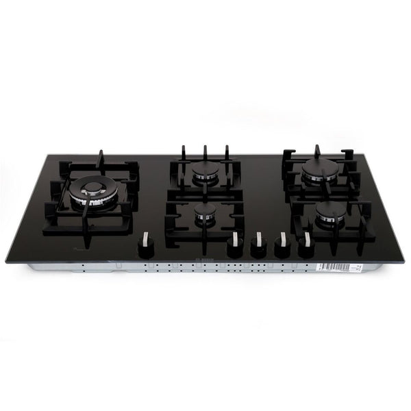 Bosch PPS9A6B90 Series 6 5 Burner Gas Hob - Black LPG CONVERTIBLE ...