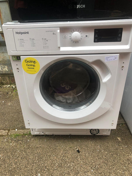 Hotpoint BIWMHG81484UK 8Kg Washing Machine Integrated White 1400 ...