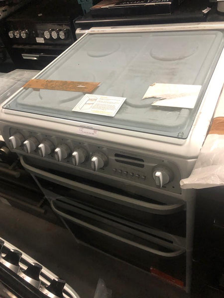Hotpoint Cannon Harrogate CH60DHWF 60 cm Dual Fuel Double Oven cooker ...