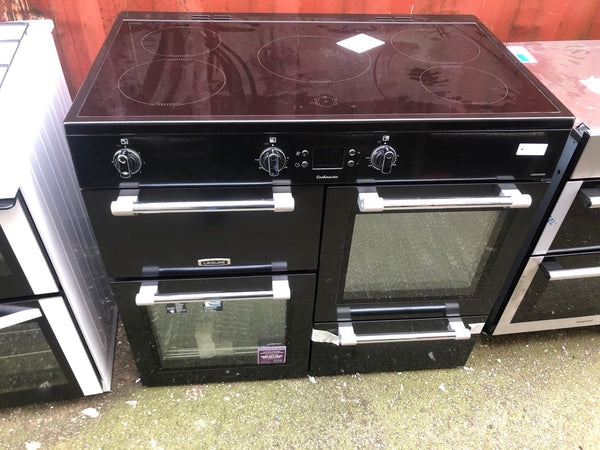 Leisure Cookmaster CK100D210K 100cm Electric Range Cooker with Inducti ...