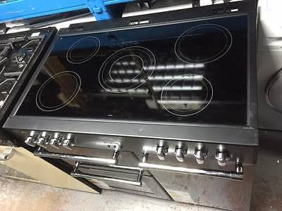 BELLING Country Range 90E Electric Ceramic Range Cooker - Black 444443 ...