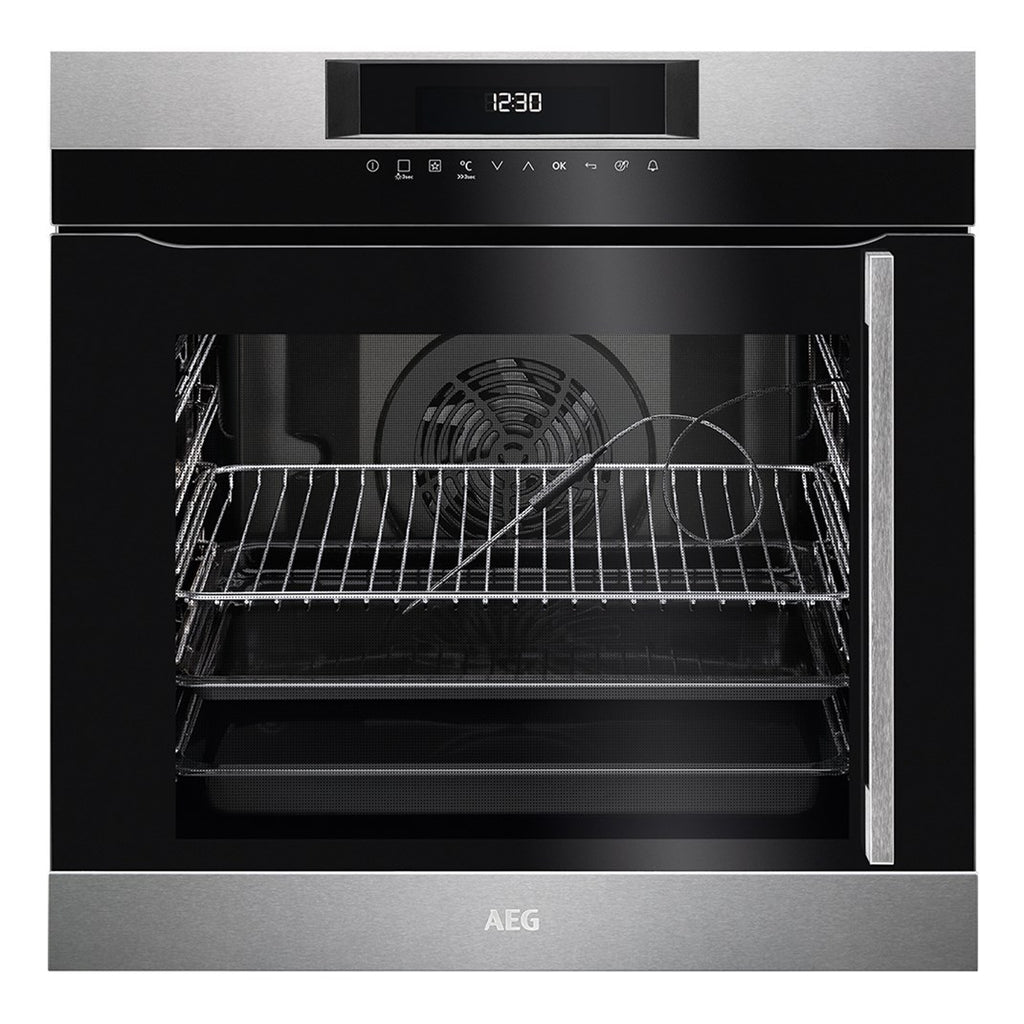AEG BPK744L21M - 60cm Electric Single Oven Side Opening - Stainless St ...