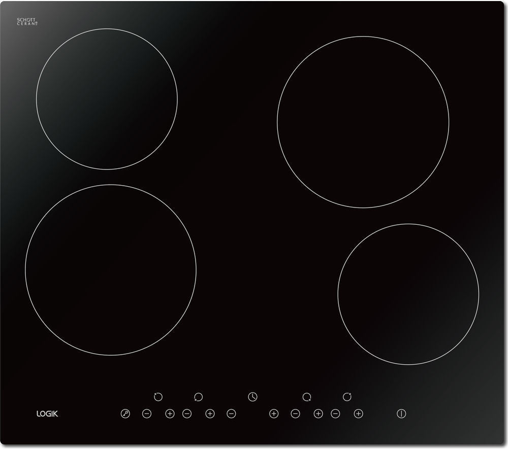 LOGIK LCHOBTC16 Electric Ceramic Hob - Black – Safeer Appliances Ltd
