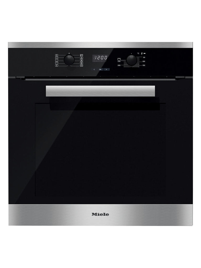 Miele H2661-1B Built-In Multifunction Single Oven, Brushed Steel ...