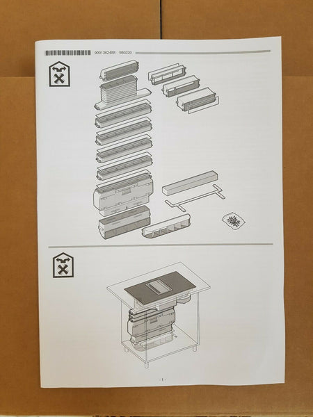 NEFF Re-Circulation Kit For NEFF Venting Hob (T58TS6BN0) Z8200X1 ...