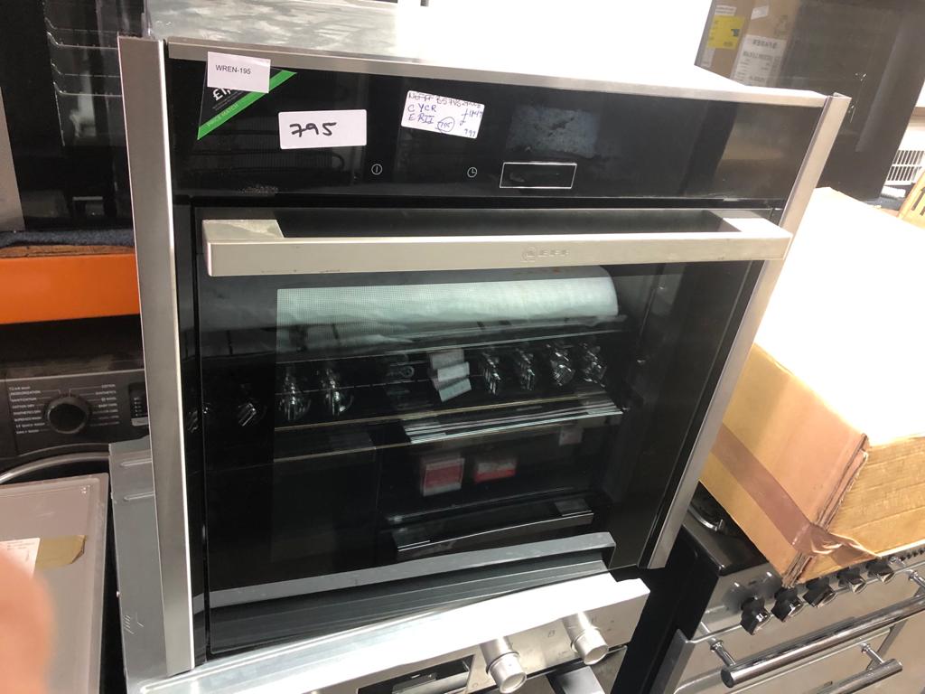 Neff B57VS24N0B Slide and Hide Single Electric Oven with Steam Functio ...