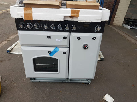 RANGEMASTER Classic Deluxe 90 cm Cooker white Dual Fuel Range – Safeer ...
