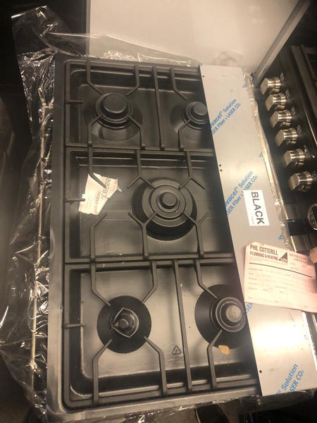 Smeg SUK92MBL9 Concert 90cm Dual Fuel Range Cooker - Black LPG Convert ...
