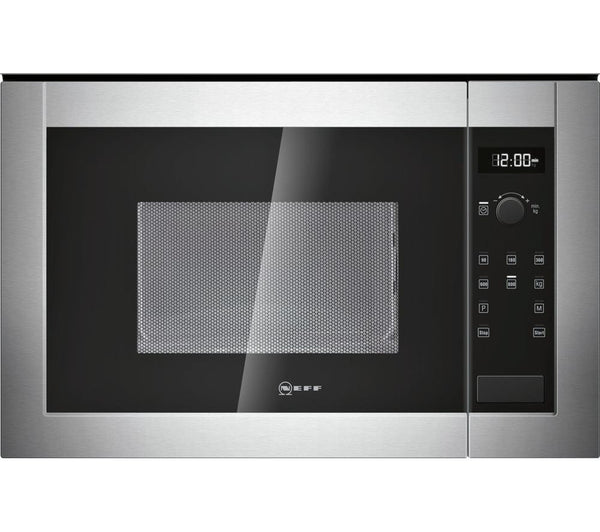 NEFF H11WE60N0G - 38cm Built-in Solo Microwave - Stainless Steel ...